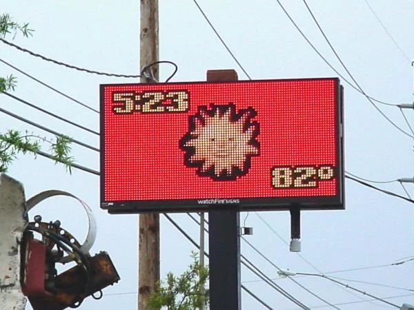 Custom Time & Temperature LED Signs | Image360 Santa Rosa